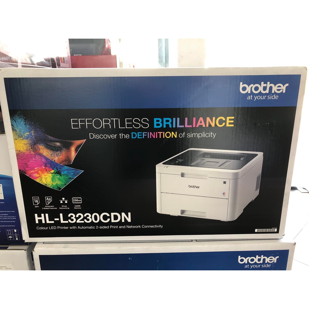 BROTHER Printer HL-L3230CDN Color Laser เครื่องพิมพ์เลเซอร์, ปริ้นเตอร์สี | Shopee Thailand