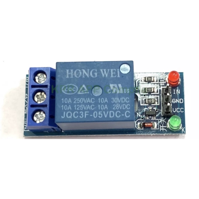 Relay Module 1 Channel 5V มีไฟแสดงสถานะ รับโหลด220V 10A | Shopee Thailand