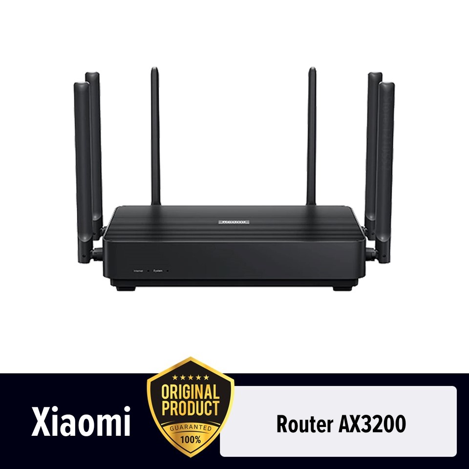 Xiaomi Router AX3200 เราเตอร์ Wi-Fi 6 2.4GHz และ 5GHz ความจำ 256MB ...