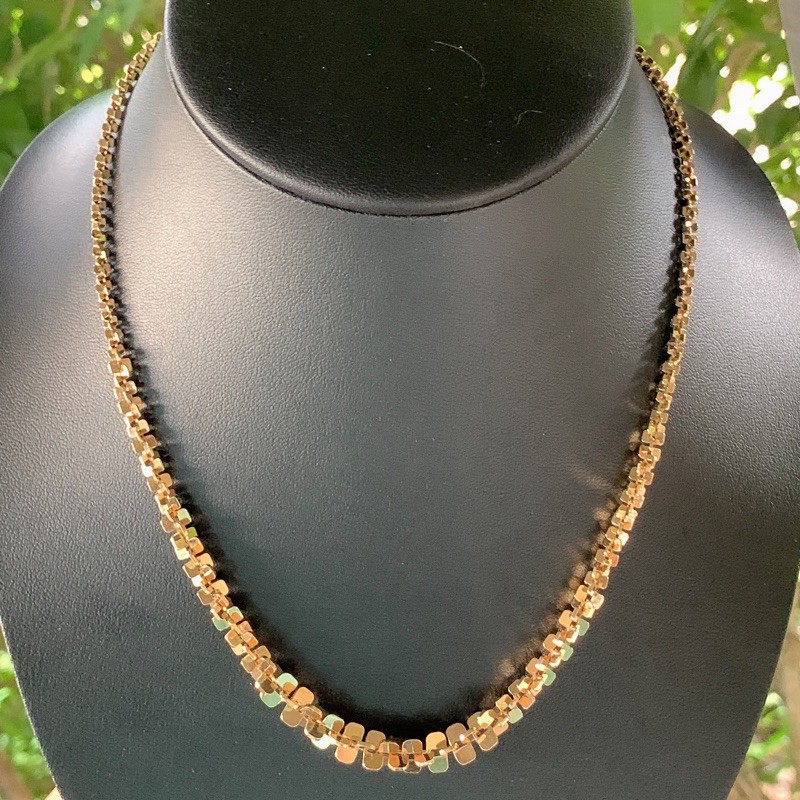 สร้อยคอวินเทจ แบรนด์ Cosmo gold ความยาว 18-20 นิ้ว | Shopee Thailand