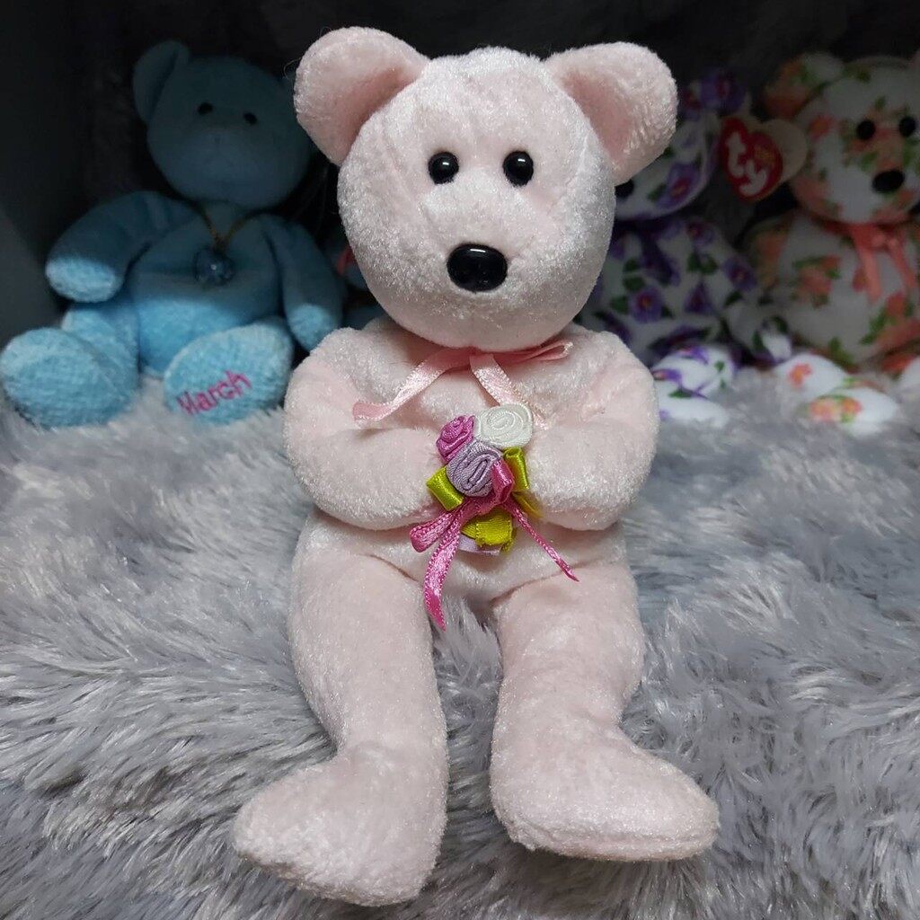 GB 09 - ตุ๊กตาหมี ty ขนาด 8 นิ้ว - Heart Love Kiss (ของเล่น ของสะสม ...