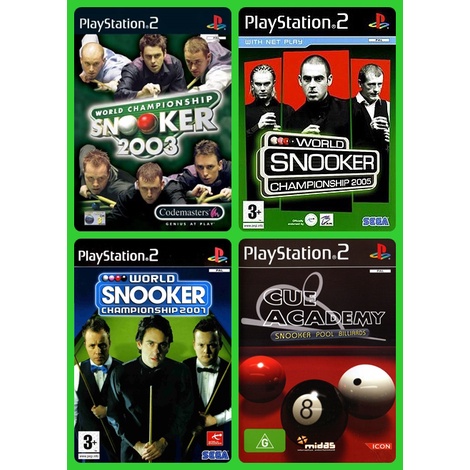 Snooker สนุกเกอร์ PS2 แผ่นเกม PS2 World snooker championship 2003-2007 ...