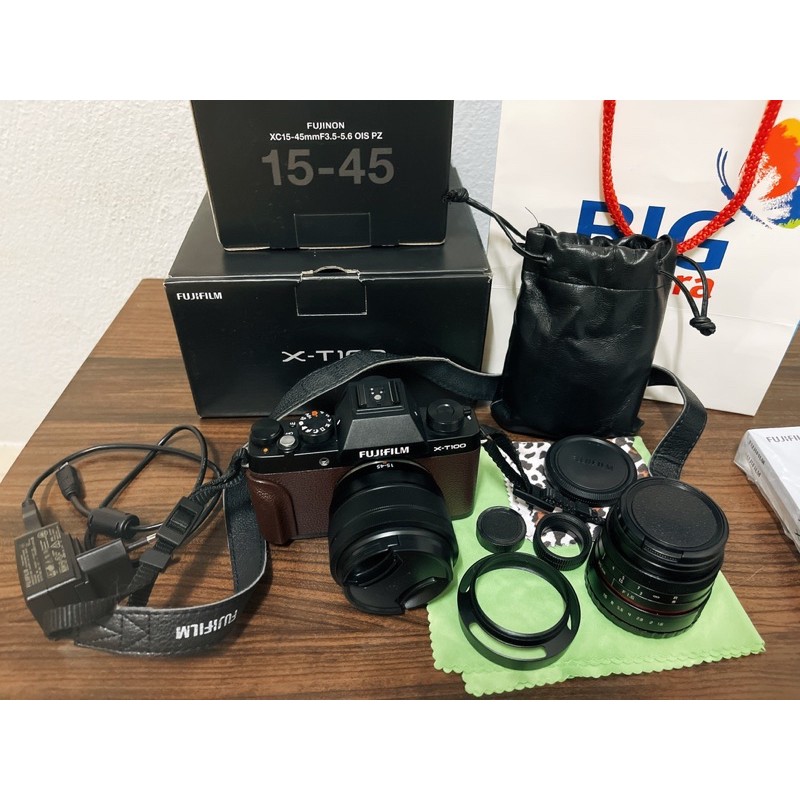 กล้อง Fuji XT100 + KIT 15-45MM สีน้ำตาล Limited เฉพาะศูนย์ Big Camera ...