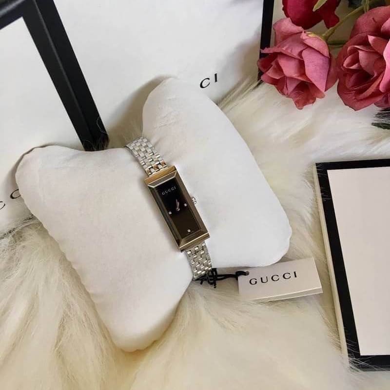 พร้อมส่ง นาฬิกาข้อมือผู้หญิง Gucci เพรชแท้ 3 เม็ด YA127504 | Shopee ...