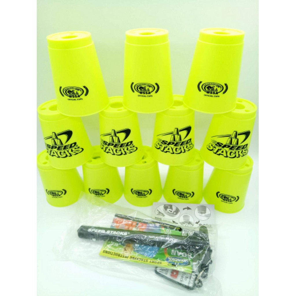 แก้วสแต็ค Sspeed Stack Pro series แก้วสแต็ค 12ใบ set 12 cups Family ...