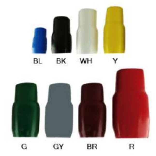 ปลอกหุ้มหางปลา V8 , V14 Vinly Wire End Cap จำนวน 100 อัน | Shopee Thailand