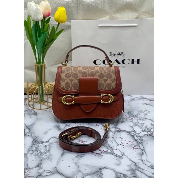 COACH C0760 กระเป๋าสะพายข้าง | Shopee Thailand
