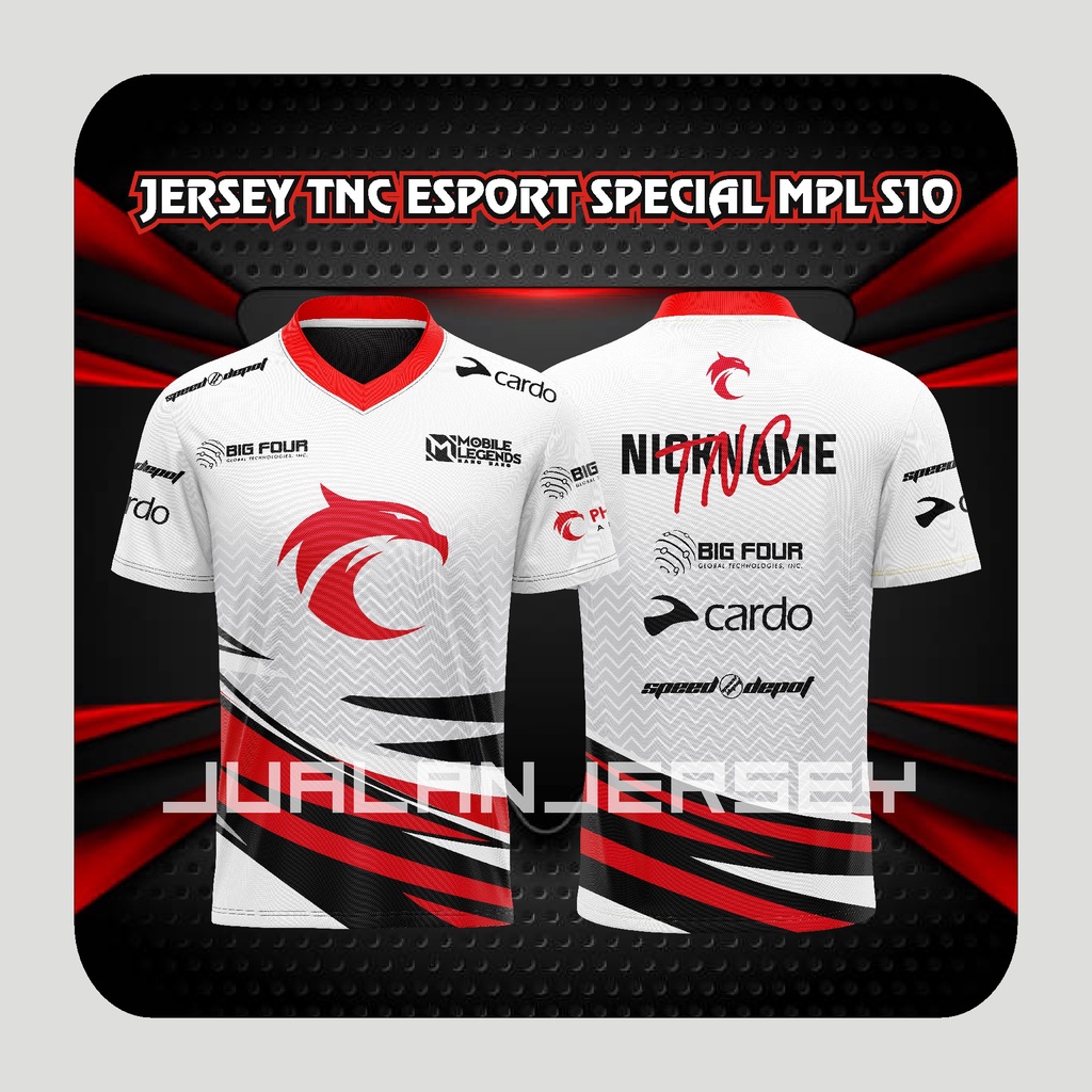 เสื้อกีฬาแขนสั้น ลายทีม TNC Jersey Ml 2022 TNC PRO ESPORT MPL S10 FREE Quest NICKNAME | Shopee ...