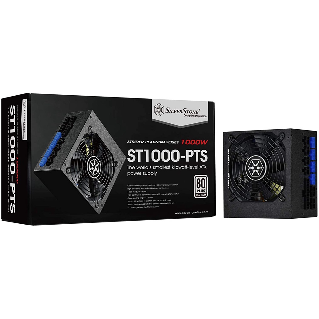 โปร PSU SilverStone ST1000-PTS 1000W Fully Modular 80Plus Platinum ...