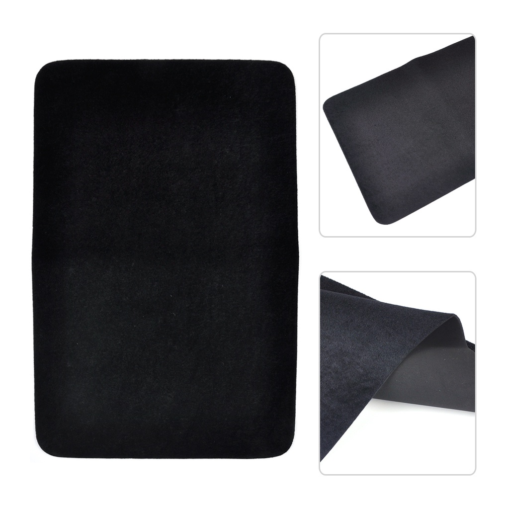 สีดํา Close-Up Magic Magicians Mat Pad เคล็ดลับอุปกรณ์เสริมการ์ดเหรียญ ...