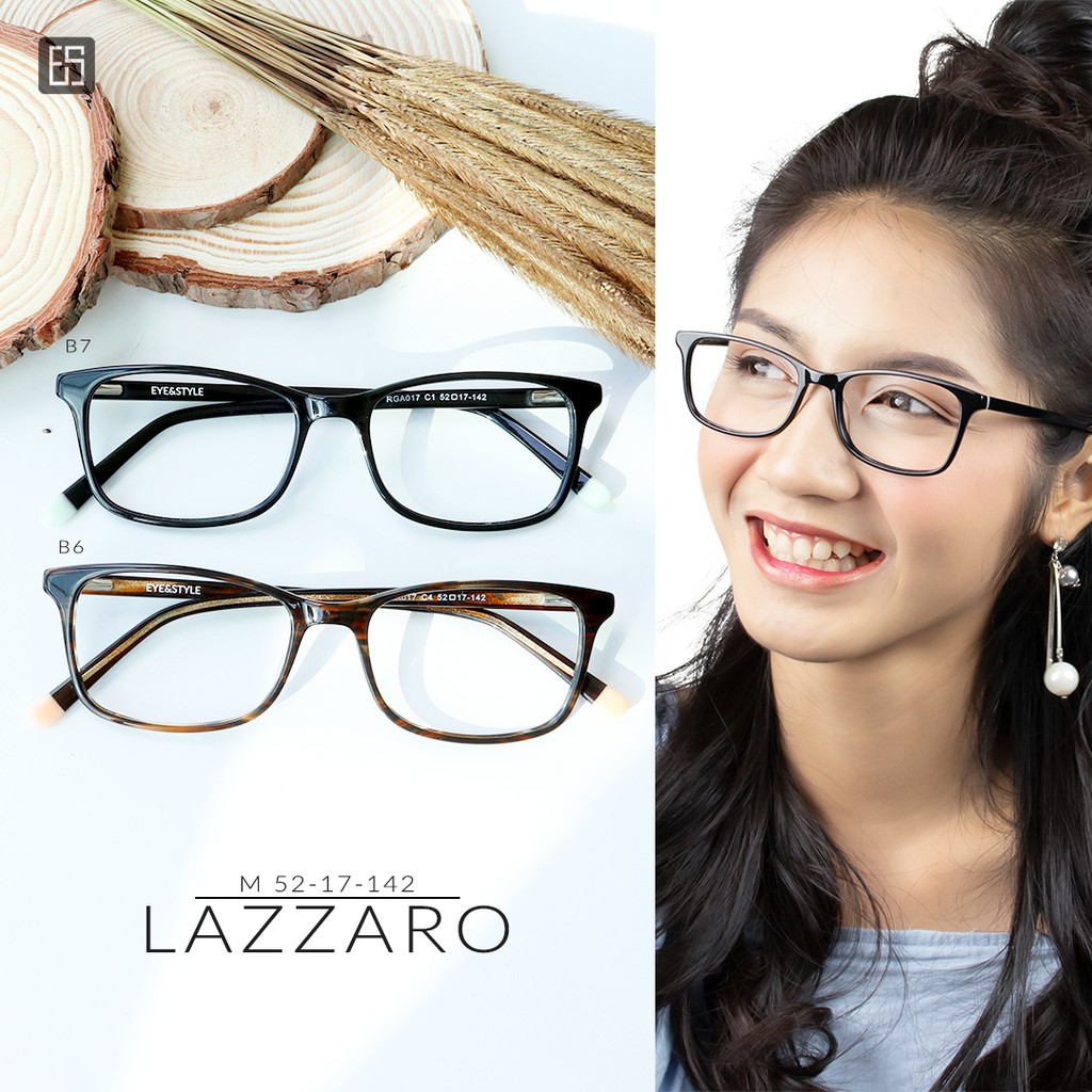 LAZZARO เบรนด์ Eye & Style แว่นตา *แจ้งค่าสายตาได้* แว่นแฟชั่น แว่น ...