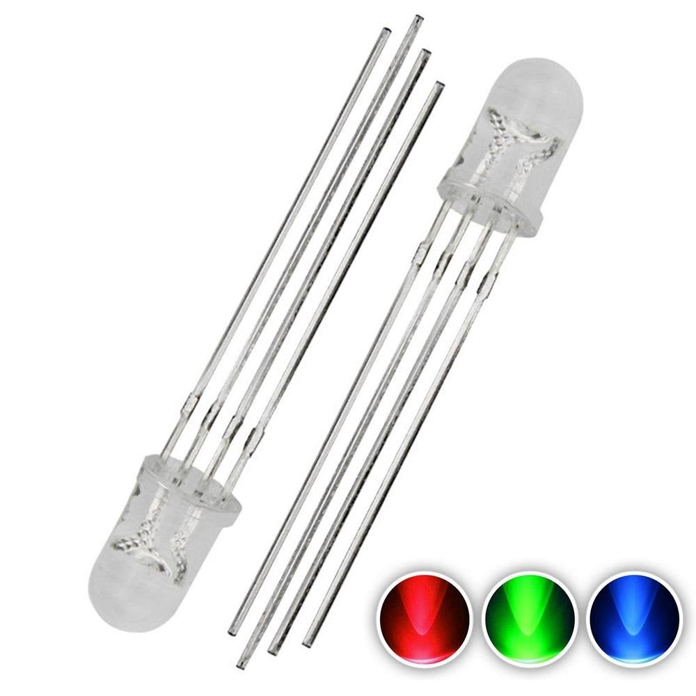 (5 ดวง) RGB RG LED ไดโอดเปล่งแสง 3 มม 5 มม Common Anode Cathode Bright ...
