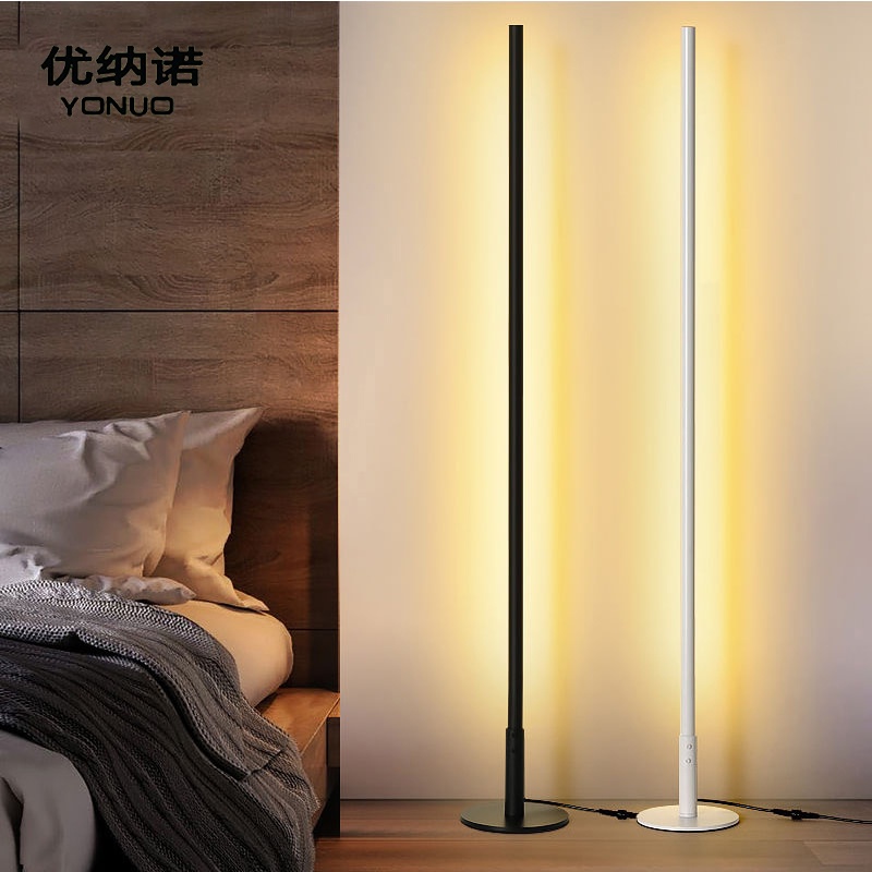 Yonuo LED Warm Lightโคมไฟตั้งพื้นทันสมัยและเรียบง่ายสวิทช์เท้าปกป้องดวงตาสำหรับห้องนอนและ ...