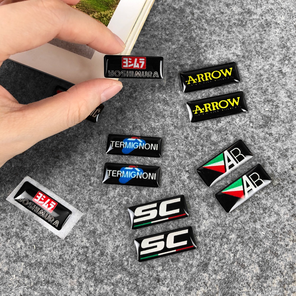 สติกเกอร์สะท้อนแสง ลายลูกศร 3D สําหรับติดท่อไอเสียรถจักรยานยนต์ ...