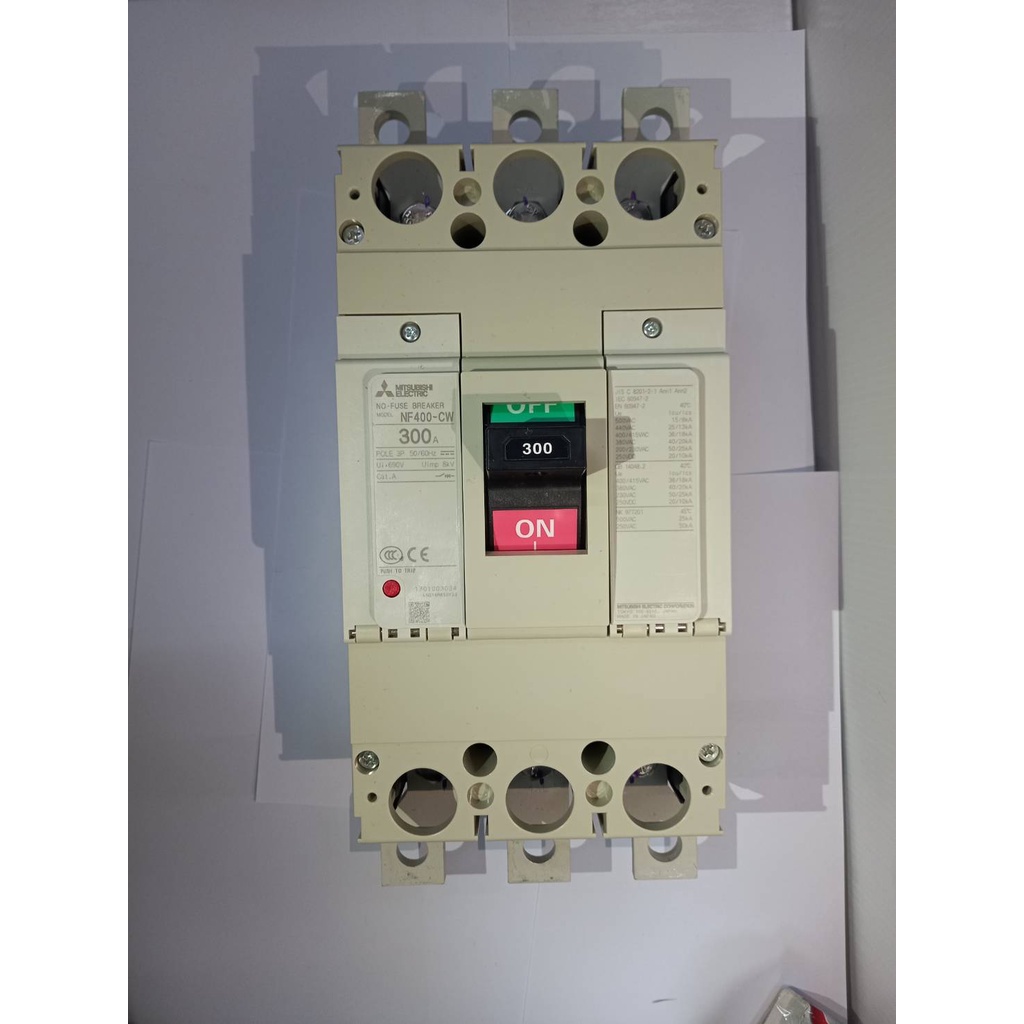 เบรกเกอร์ ยี่ห้อ มิตซูบิชิ NF400 CW 3P 300A ของแท้ | Shopee Thailand