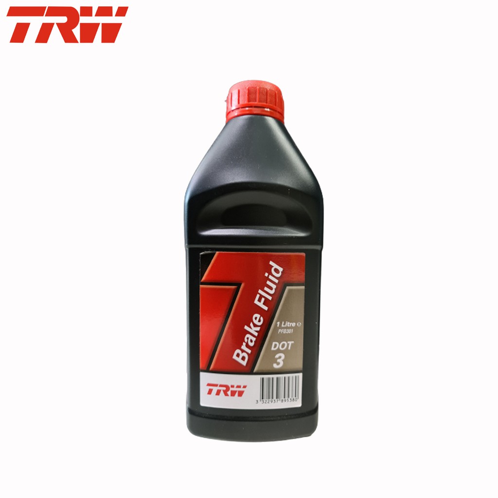 TRW น้ำมันเบรค คลัช Brake Fluid DOT 3 ขนาด 1 ลิตร | Shopee Thailand
