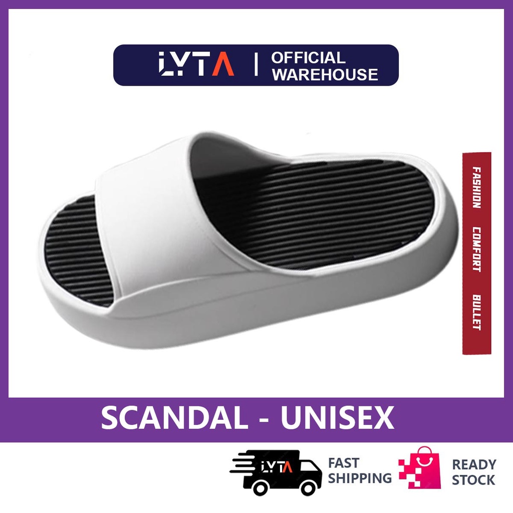 Lyta HOME รองเท้าแตะ กันลื่น สําหรับผู้หญิง และผู้ชาย Selipar L738 | Shopee Thailand