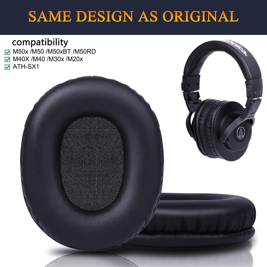 Professional ATH M-Series Ear Pads For Audio Technica M50x /M50 /M50xBT ...