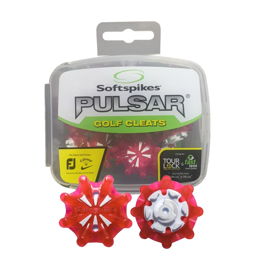 Spike SoftSpikes Pulsar Golf Cleats Tour Lock Red(18ct) | Shopee Thailand