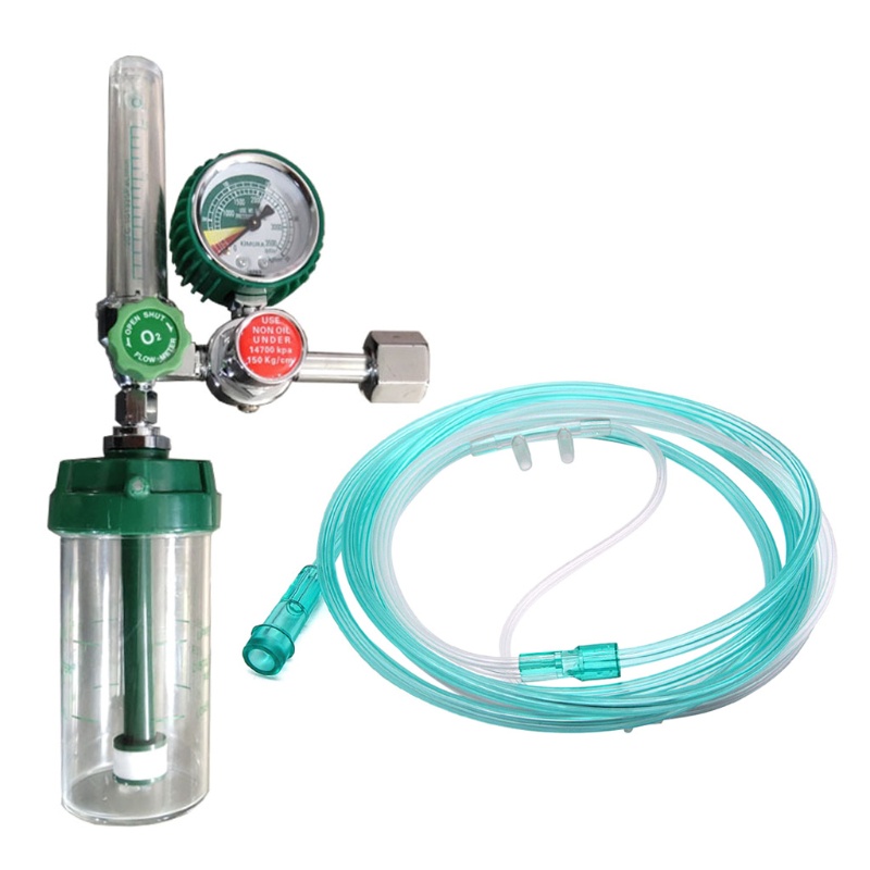 Oxygen Pressure Gas Regulator Inhaler O2 Pressure Reducer Oxygen Gauge ...