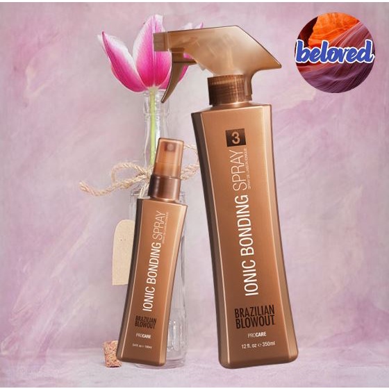 Brazilian Blowout Ionic Bonding Spray 100/350 ml สเปรย์ เพื่อล็อคการทำทรีทเม้นท์บราซิเลี่ยนโบล์เ ...