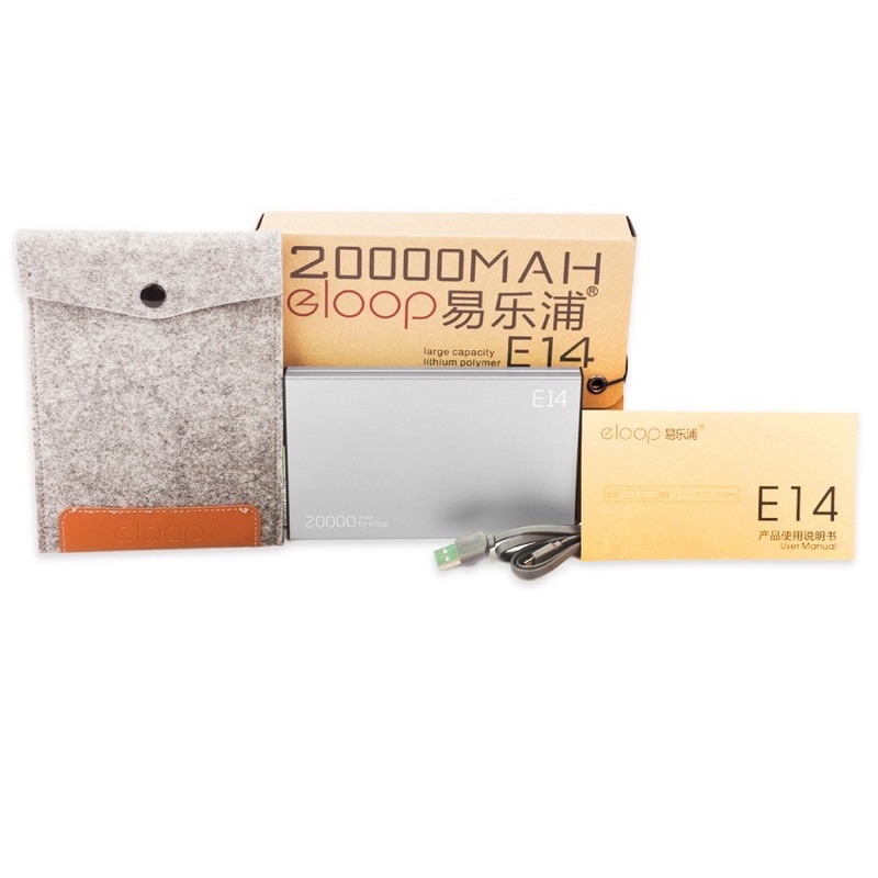 Eloop E14 แบตสำรอง 20000mAh Power Bank ของแท้ 100% | Shopee Thailand