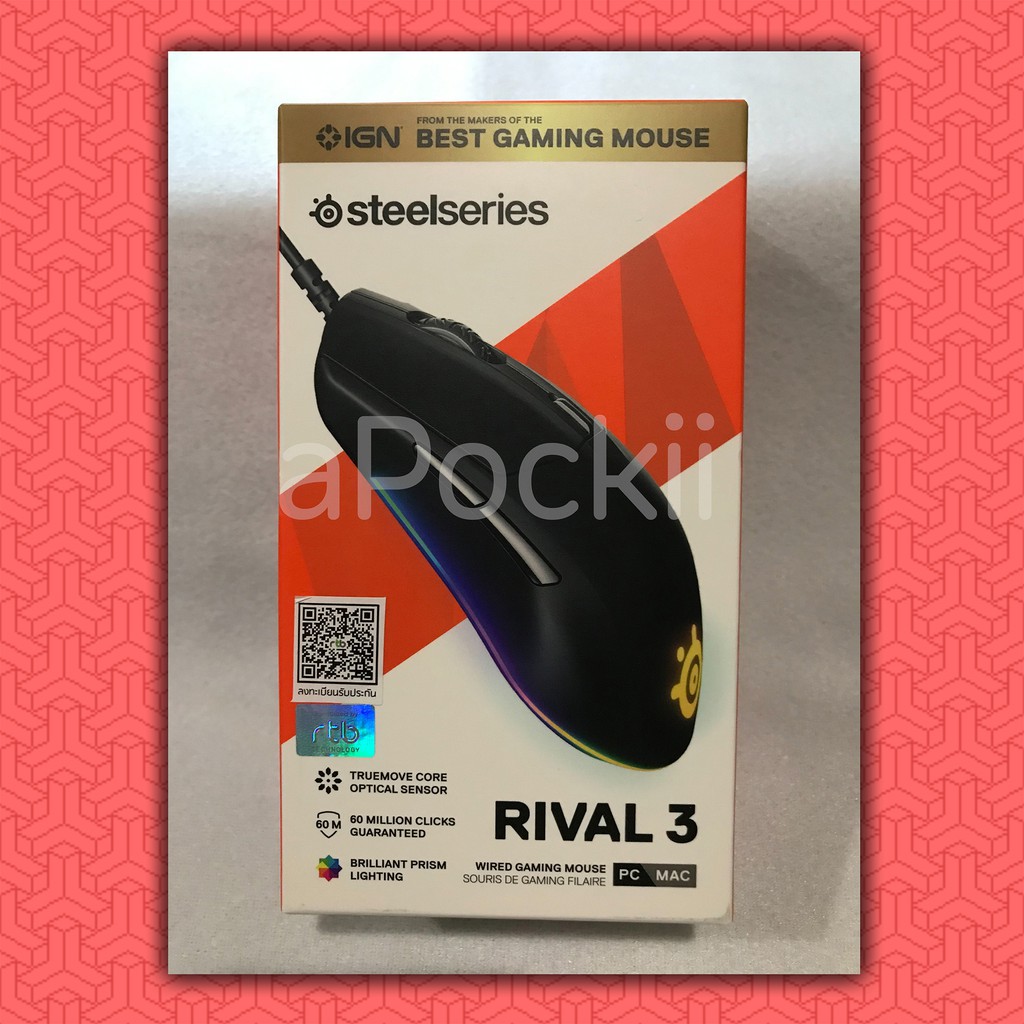 Steelseries Rival 3 mouse ของใหม่ ของแท้ ประกัน RTB | Shopee Thailand