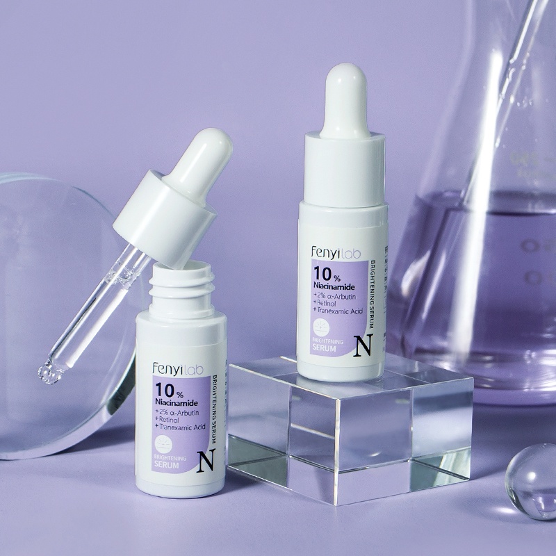 Fenyi Lab เซรั่มไนอะซินาไมด์ เรตินอล AHA กรดแมนเดลิก กระจ่างใส ต่อต้าน ...