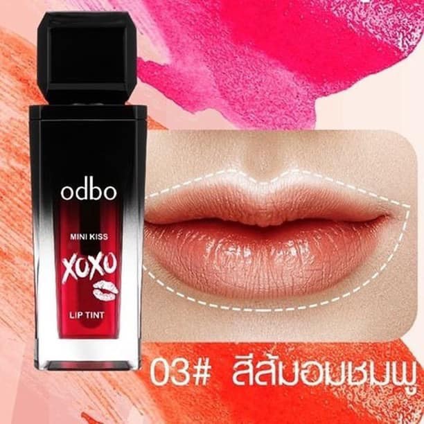 แท้/ถูก โอดีบีโอ มินิ คิส เอ็กซ์โอเอ็กซ์โอ ลิป ทินต์ OD563 odbo xoxo mini kiss lip tint ลิปทินต์ ...