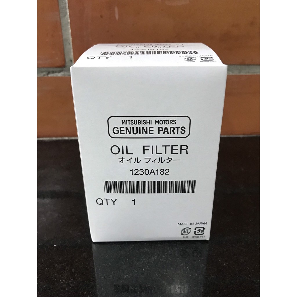 กรองน้ำมันเครื่อง MITSUBISHI OIL FILTER รหัส 1230A182 | Shopee Thailand