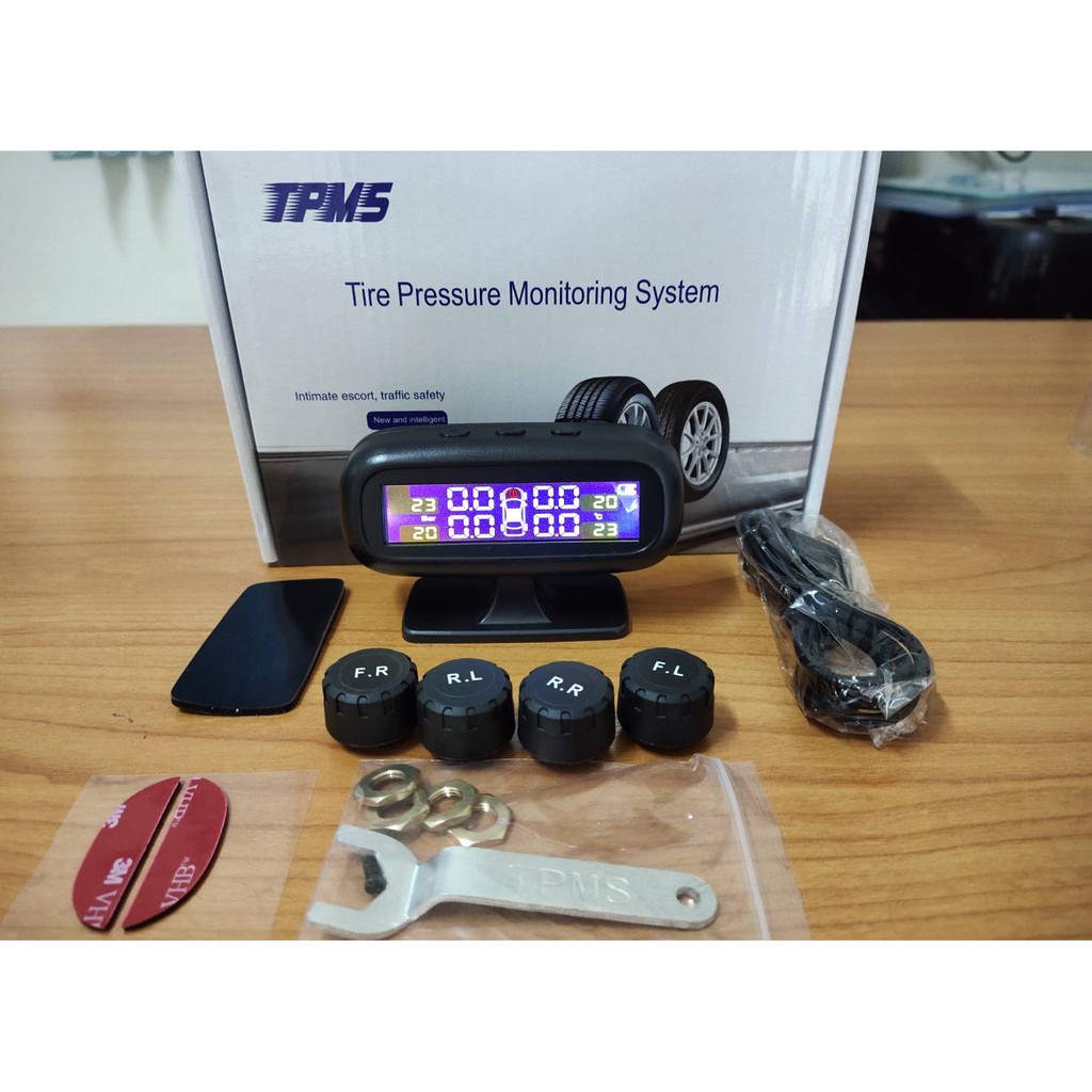 TPMS Solar system เครื่องวัดลมยางไร้สาย - external sensor | Shopee Thailand