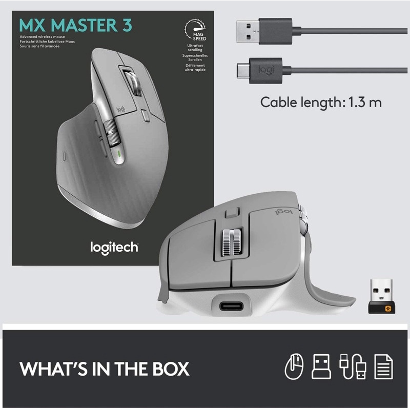 Logitech MX Master 3 Grey | Shopee Thailand