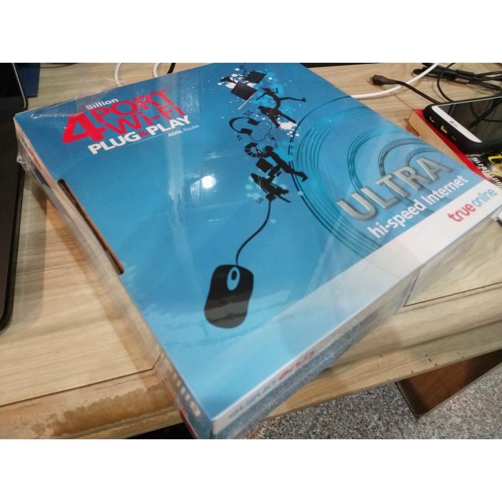 Billion Router 4 Port WiFi Plug & Play (Billion BiPAC 5500N-T) | Shopee Thailand