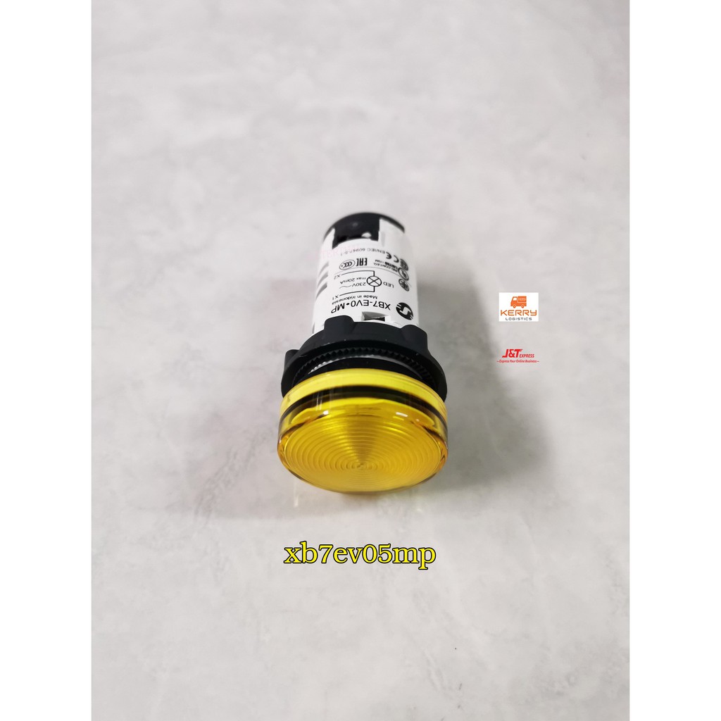 Schneider electric Pilot light/lamp XB7EV05MP ไพล็อตแลมป์สีเหลือง ...