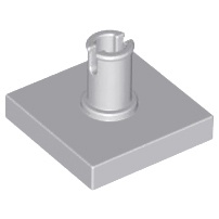 Lego part (ชิ้นส่วนเลโก้) No.2460 / 49153 Tile Modified 2 x 2 with Pin ...