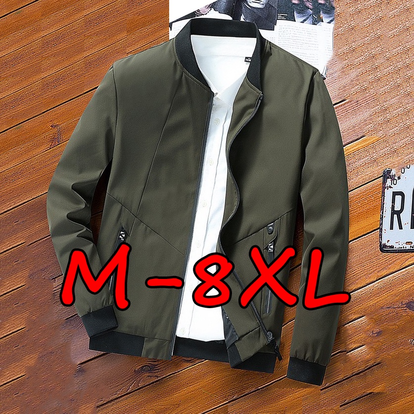 【สวมใส่ได้ 140 กก.】เสื้อแจ็กเก็ตลําลอง ขนาดใหญ่ แฟชั่นฤดูหนาว สําหรับผู้ชาย ไซซ์ M-8XL | Shopee ...