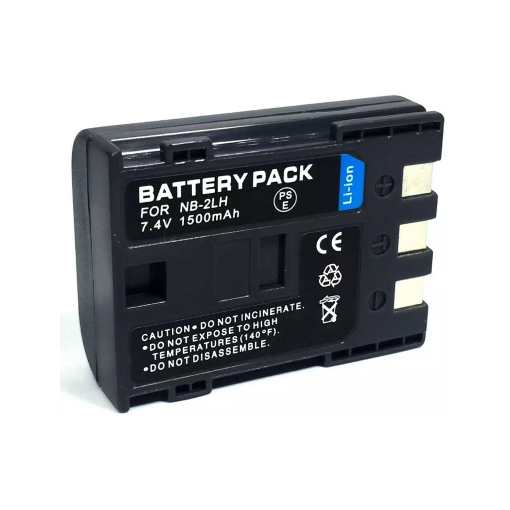Battery Canon NB-2L2H,NB-2L/2H,NB-2L/2LH 1500mAh For Canon(Black ...
