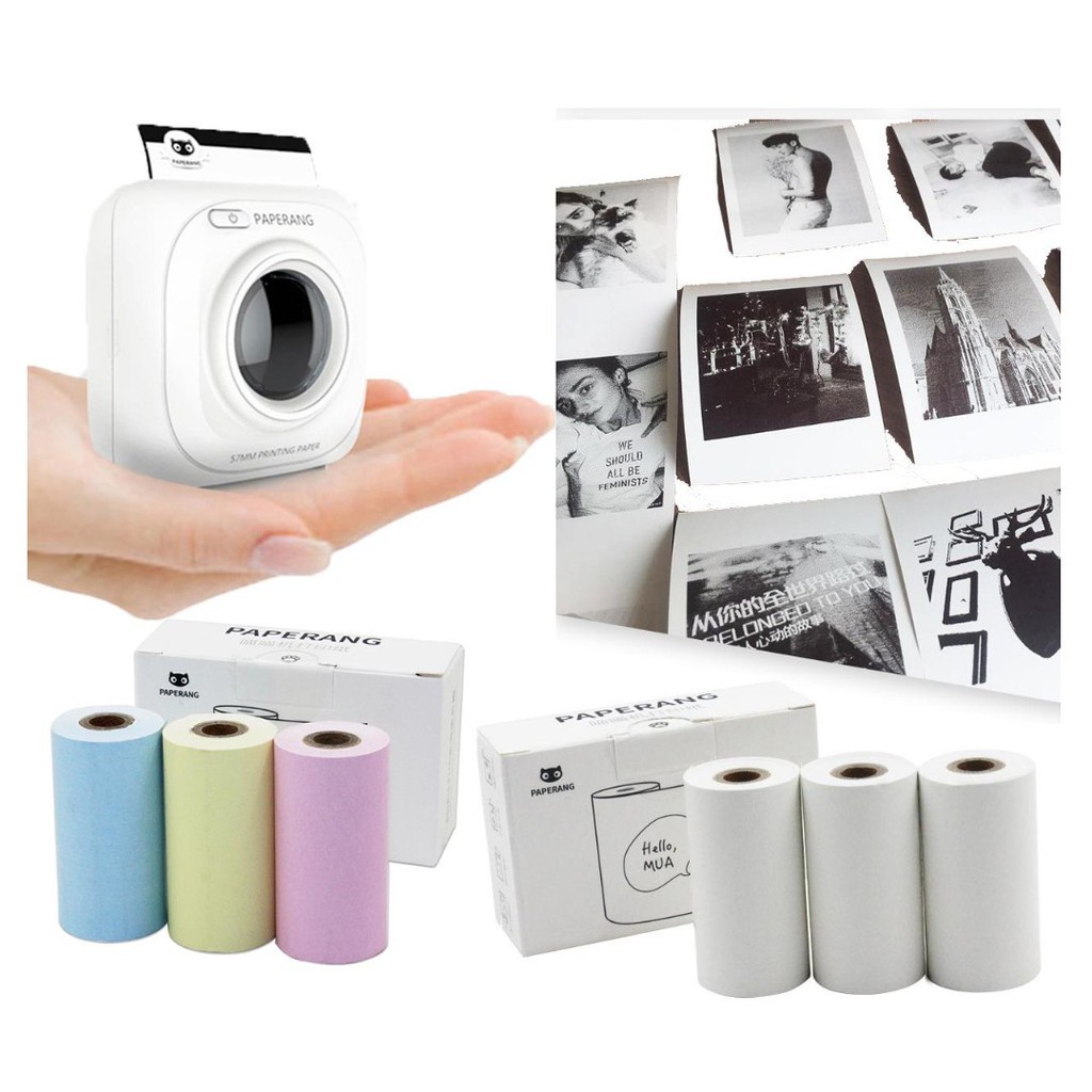 Morui Paperang Thermal Printer Paper 3 Rolls（box）for Paperang P1 P2 P2S ...