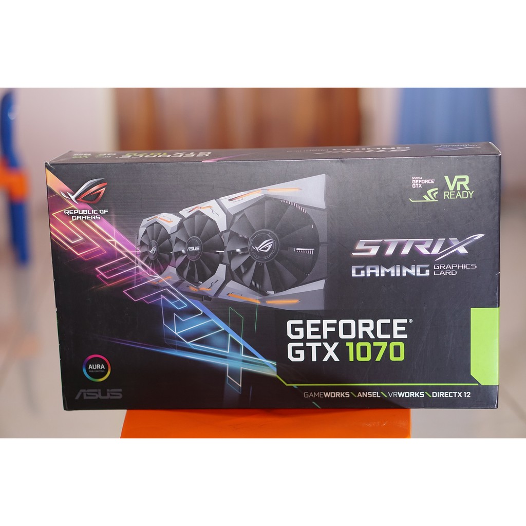 ASUS ROG STRIX GTX 1070 O8G GAMING RGB VGA | Shopee Thailand