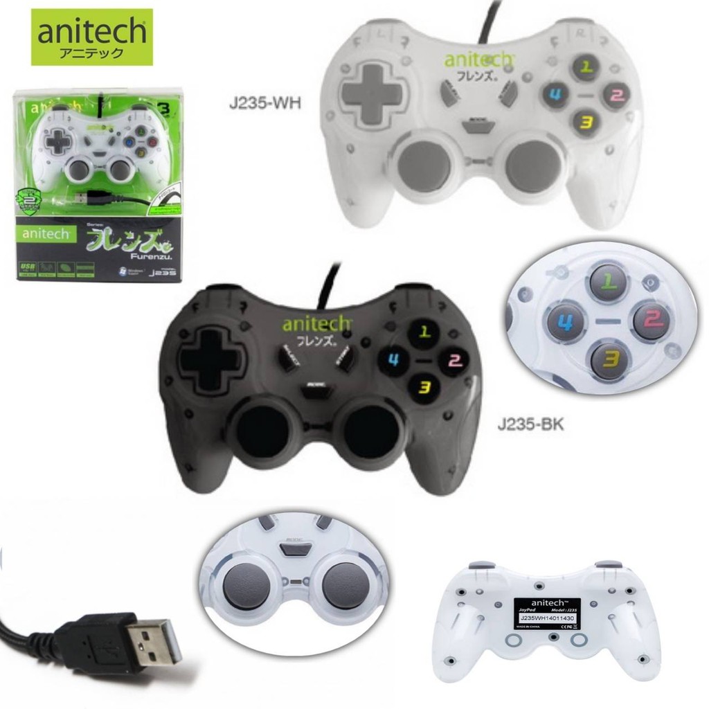 Anitech Joy Pad J235 Controller จอยเกมมิ่ง สำหรับคอมพิวเตอร์ | Shopee ...