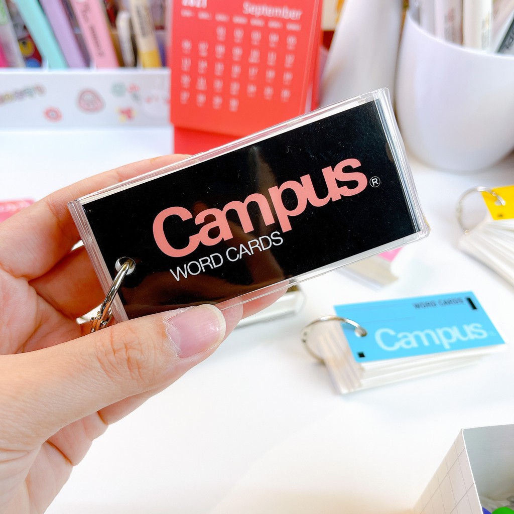Campus Word Cards สมุดจดศัพท์ / การ์ดคำศัพท์ แบบพกพา (นำเข้าจากญี่ปุ่น ...