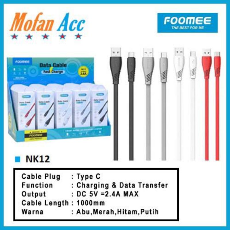 สายเคเบิลข้อมูล Buttonscarvesee NK12/NK105 TYPE C SUPER FAST CHARGING | Shopee Thailand