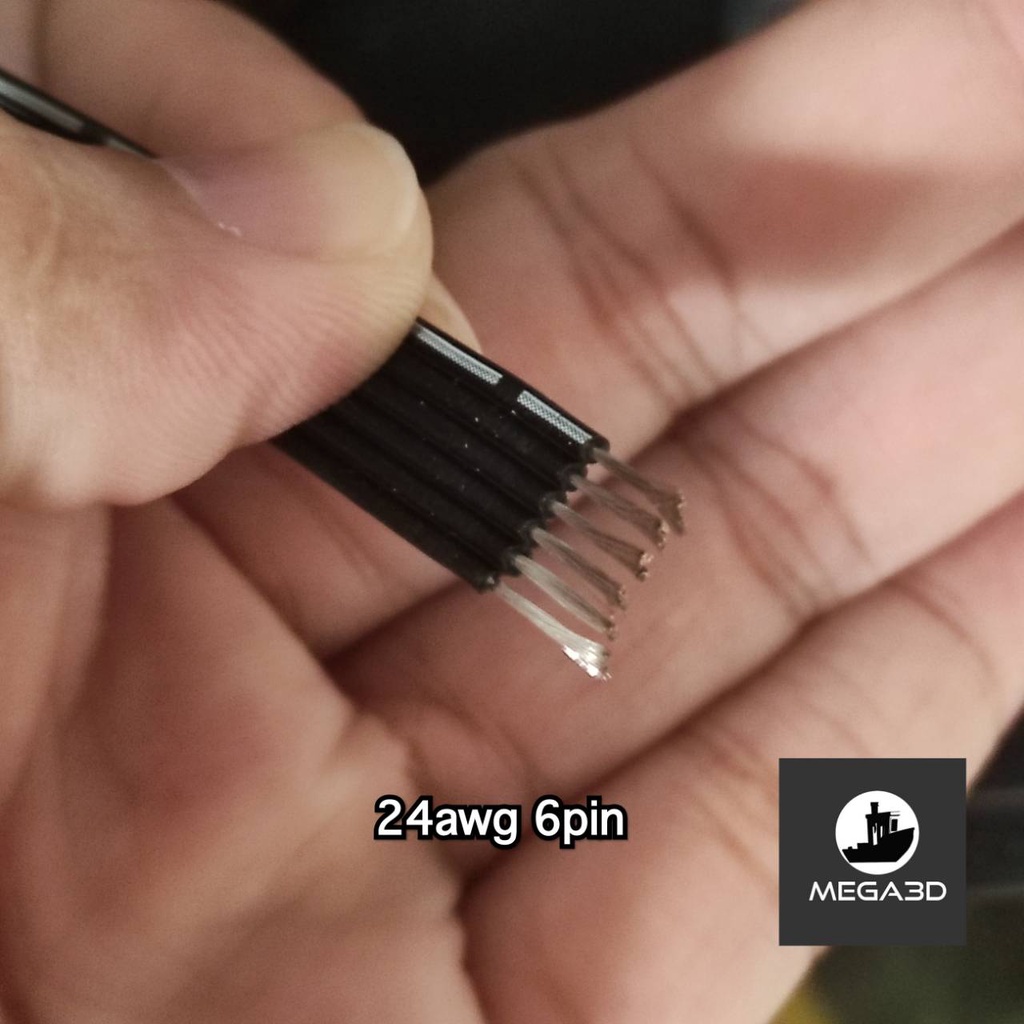 สายแพ 2/4/6pin 24/28awg silicone high temperature resistant flat ribbon ...