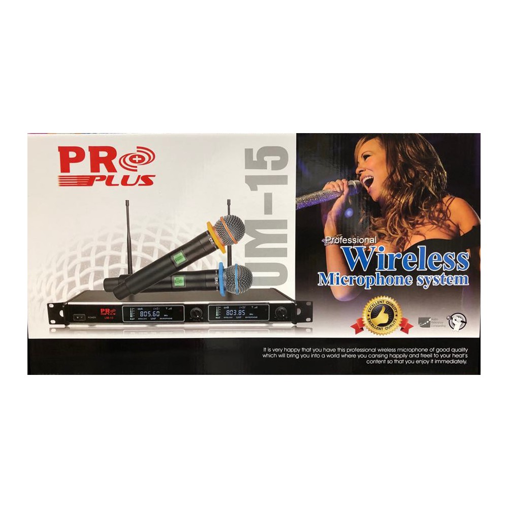 ไมค์ลอย proplus รุ่น UM-15 (คุณสมบัติ ขนาด คุณภาพ เหมือนUM16ทุกประการค่ะ) | Shopee Thailand