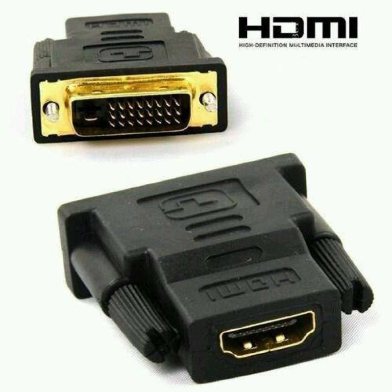 DVI-D (24+1) 25 Pin Male To HDMI Female Adapter Connector Converter ...