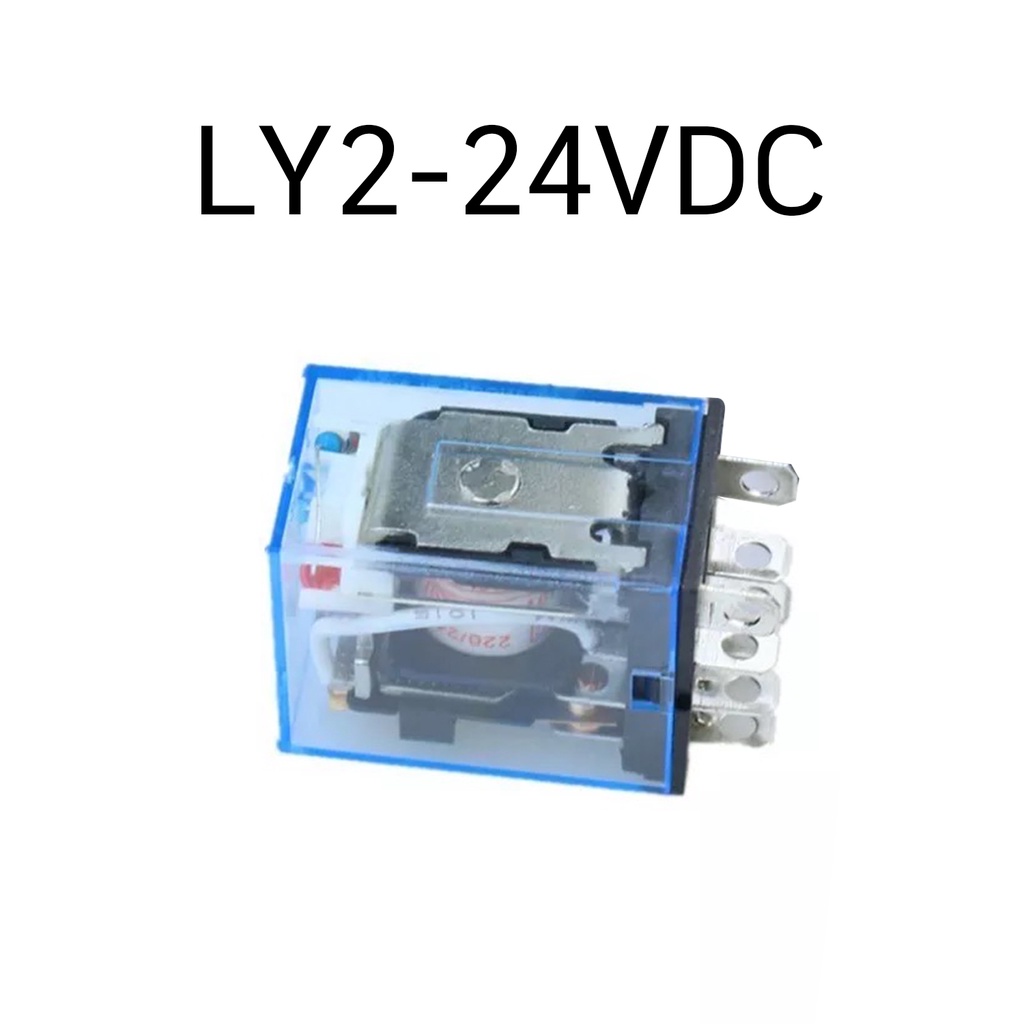10A รีเลย์ LY2 LY4 RELAY 12VDC , 24VDC,110V, 220VAC Socket PTF-08A ...
