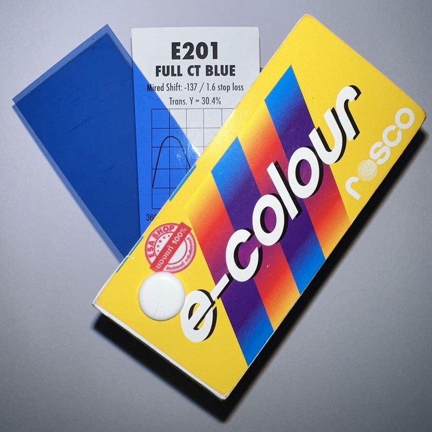 Rosco Filters E201 Full Ct Blue ( 2 SHEET ) | Shopee Thailand
