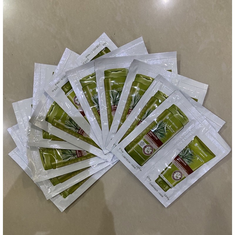 Yves Rocher Reparation Repair 8ml แชมพู+ครีมนวดขนาดทดลอง | Shopee Thailand