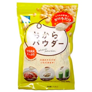 Okara Powder 80g ผงโอการา โอคาระ ผงกากถั่วเหลืองบดที่เหลือจากทำนมถั่ว ...