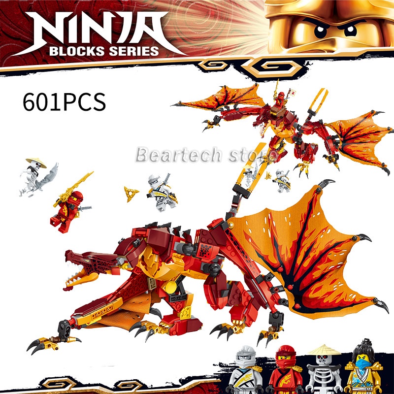 Ninjago Seabound บล็อกตัวต่อ 71753 Kai Fire Dragon Attack | Shopee Thailand